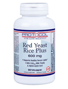 Red Yeast Rice Plus 600 mg - Protocol For Life